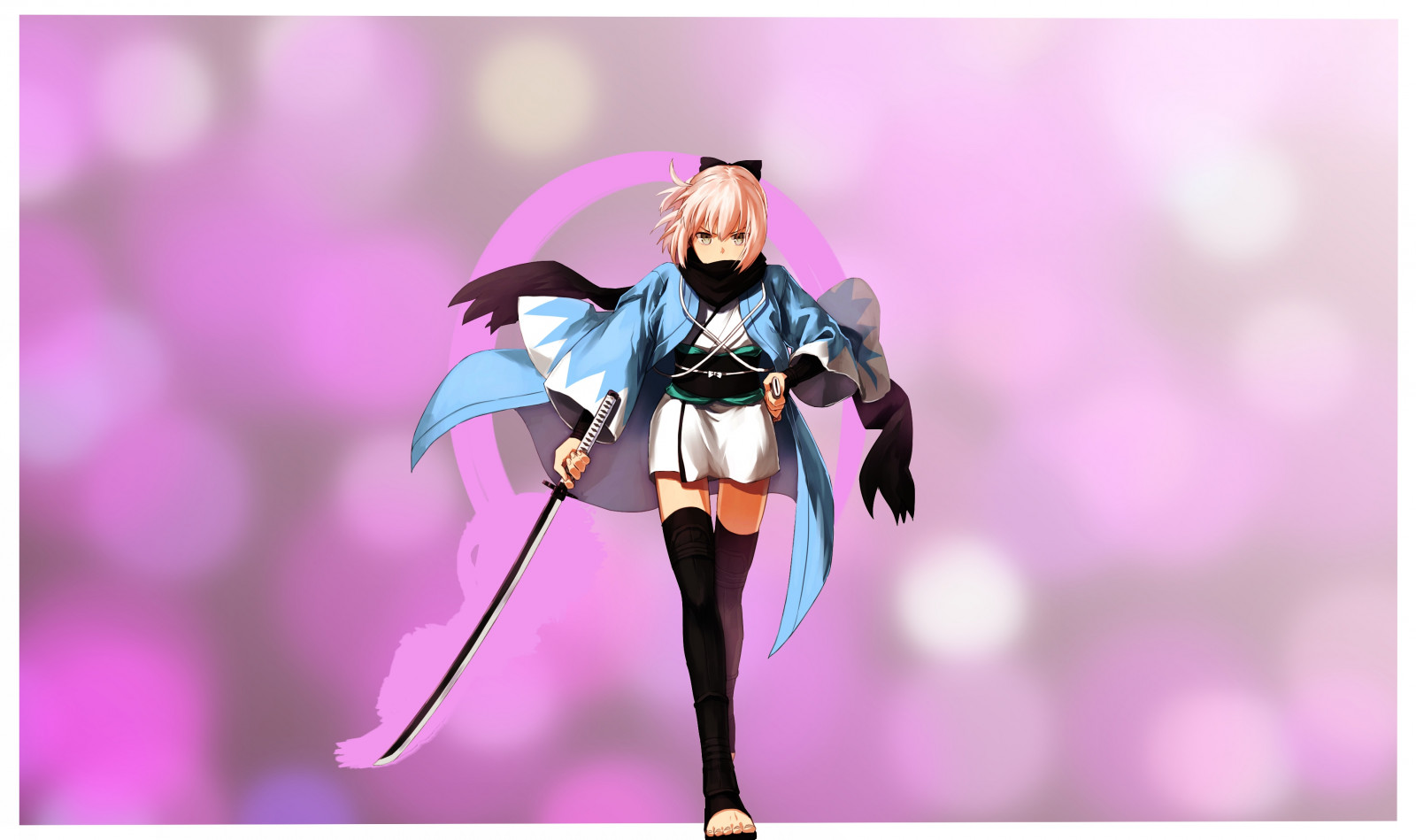 Wallpaper : anime girls, Sakura Saber, Fate Grand Order, FGO, artwork ...