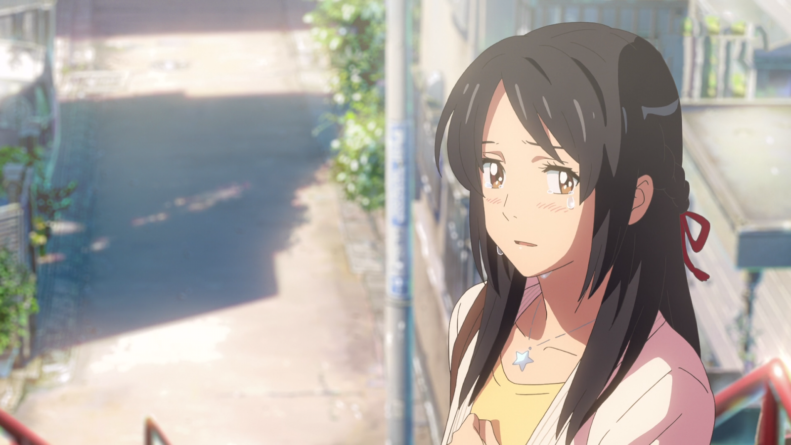 Wallpaper : seni komik, namamu, Miyamizu Mitsuha 1920x1080 ...