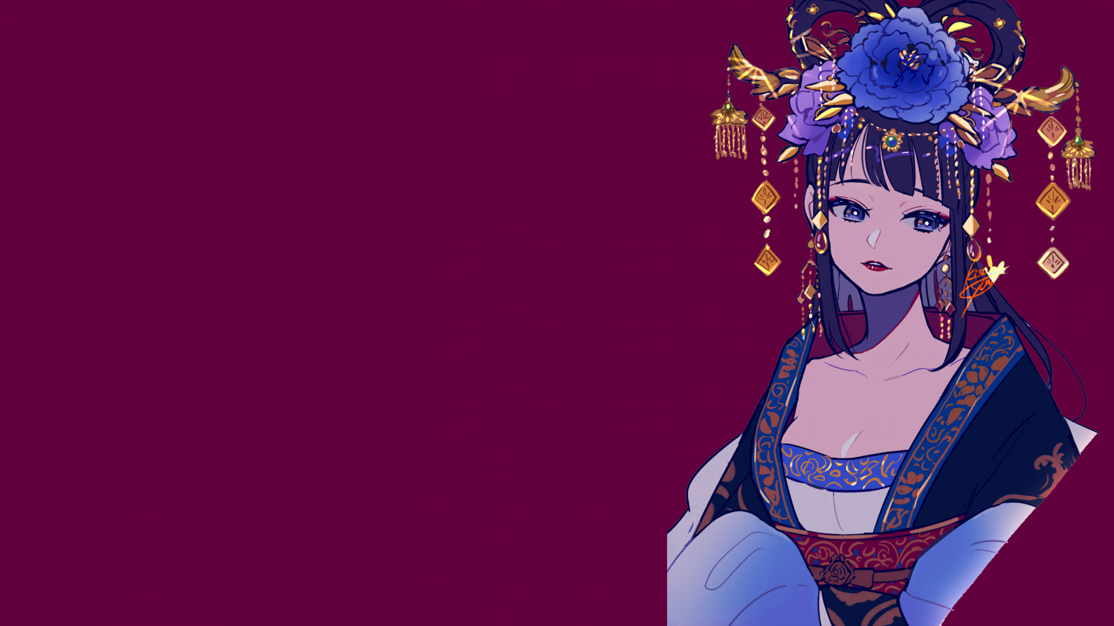 배경 화면 만화 미술 그림 Cg Artwork 행복 강청색 가상의 인물 마젠타 Animated Cartoon