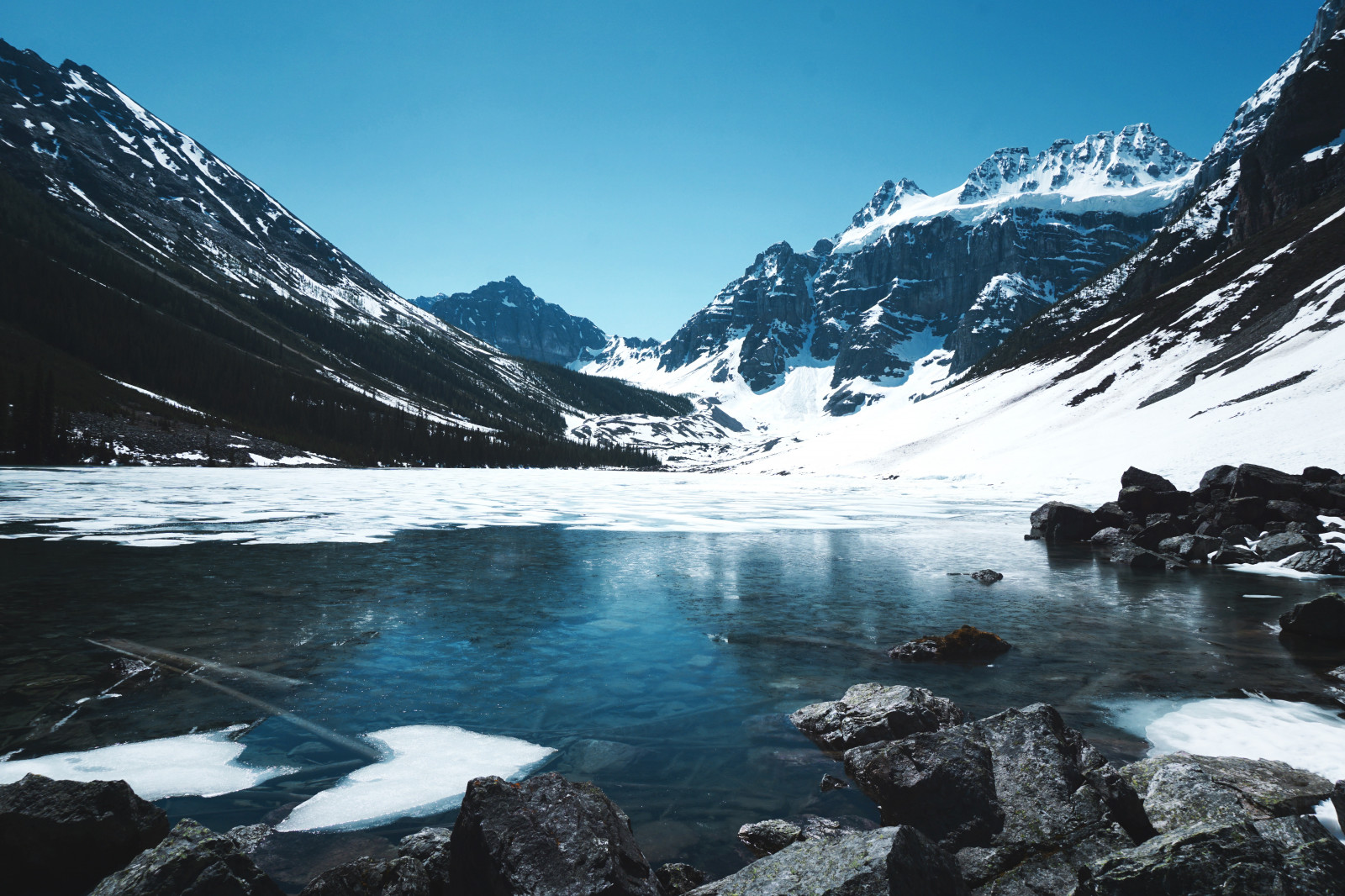 Wallpaper : mountains, lake, ice, snow 6000x4000 - wallpaperUp ...
