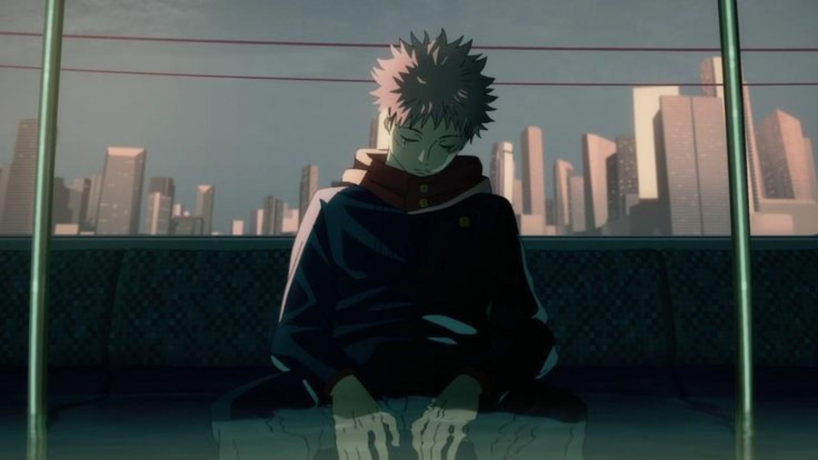 วอลเปเปอร์ : Yuji Itadori, Jujutsu Kaisen, อะนิเมะชาย, ปิดตา 1600x900 ...