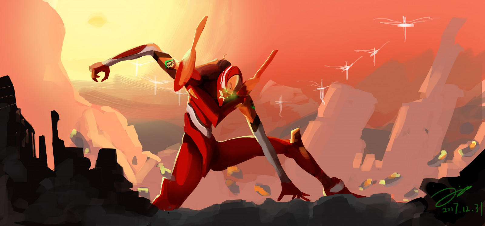 배경 화면 : 에바 유닛 02, 신세기 에반게리온 신, 기계 인간 5315x2480 - mohammads - 1251241 ...