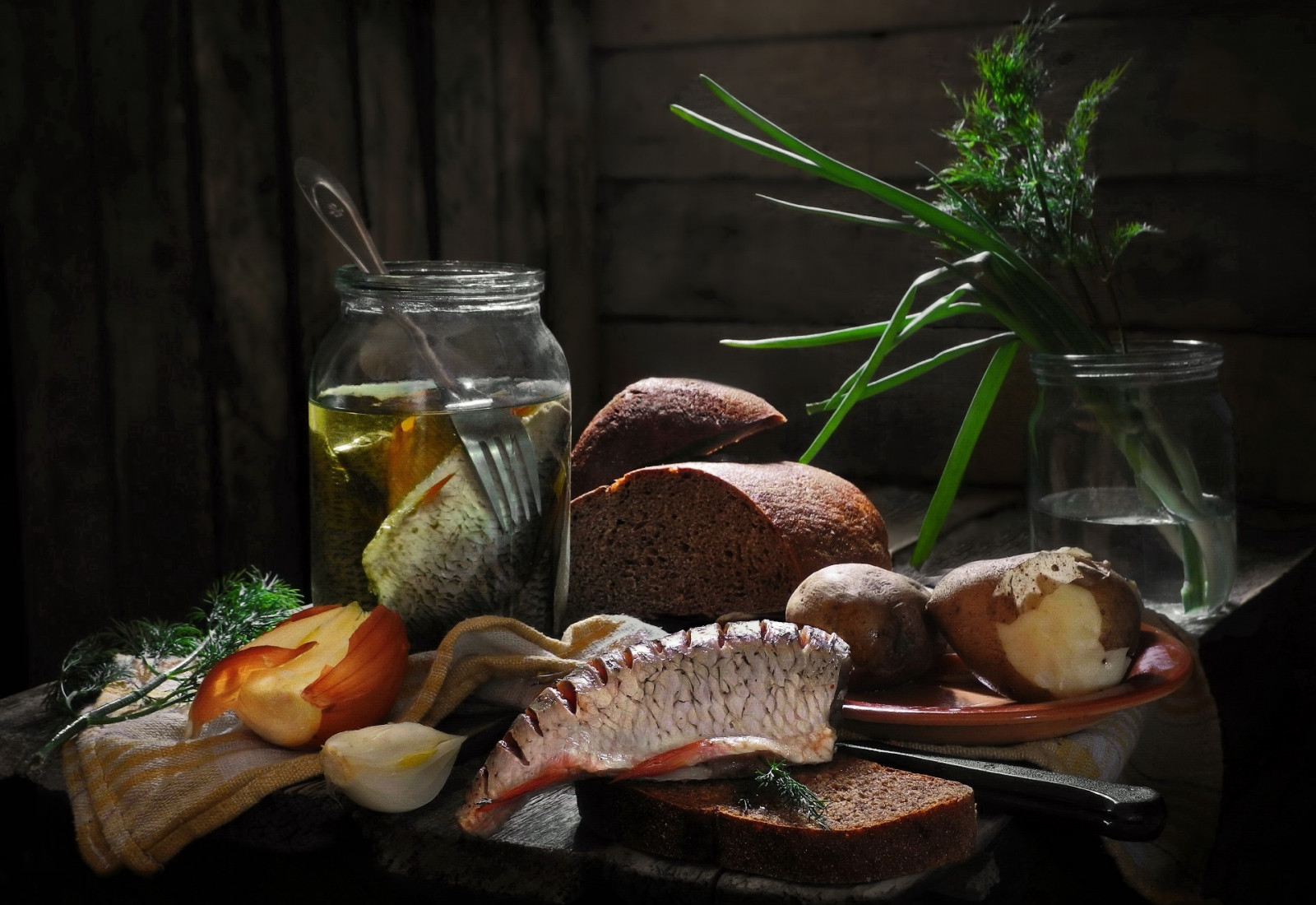 Bread Fish Wallpaper