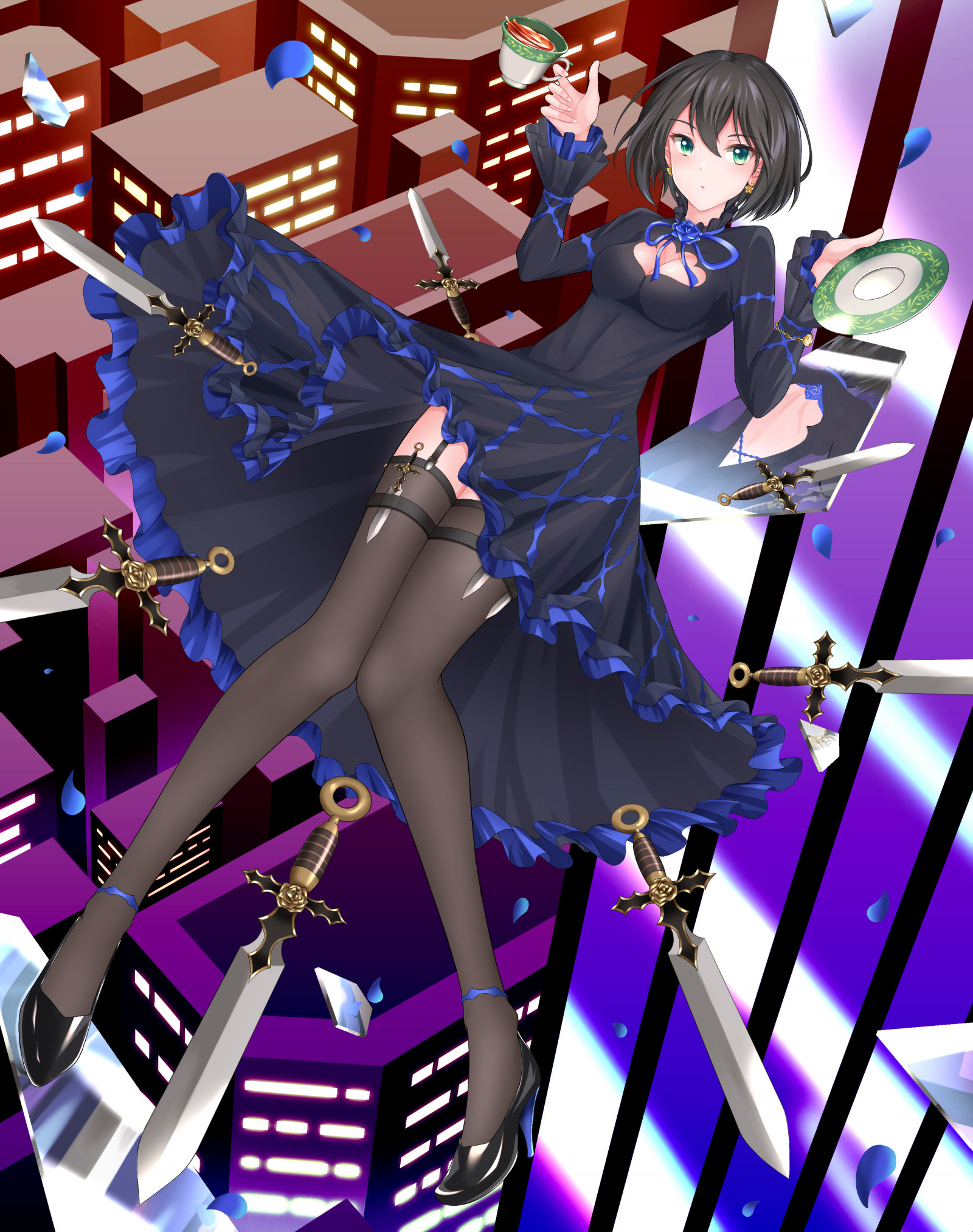 Wallpaper Anime Girls Counter Side Elizabeth Pendragon Short Hair