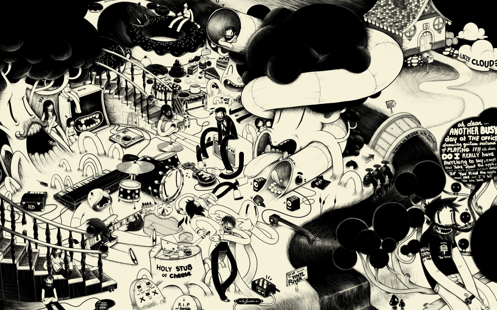 Fondos De Pantalla Dibujo Ilustraci n Monocromo Obra De Arte Fondos De Pantalla Dibujo Ilustraci n Monocromo Obra De Arte