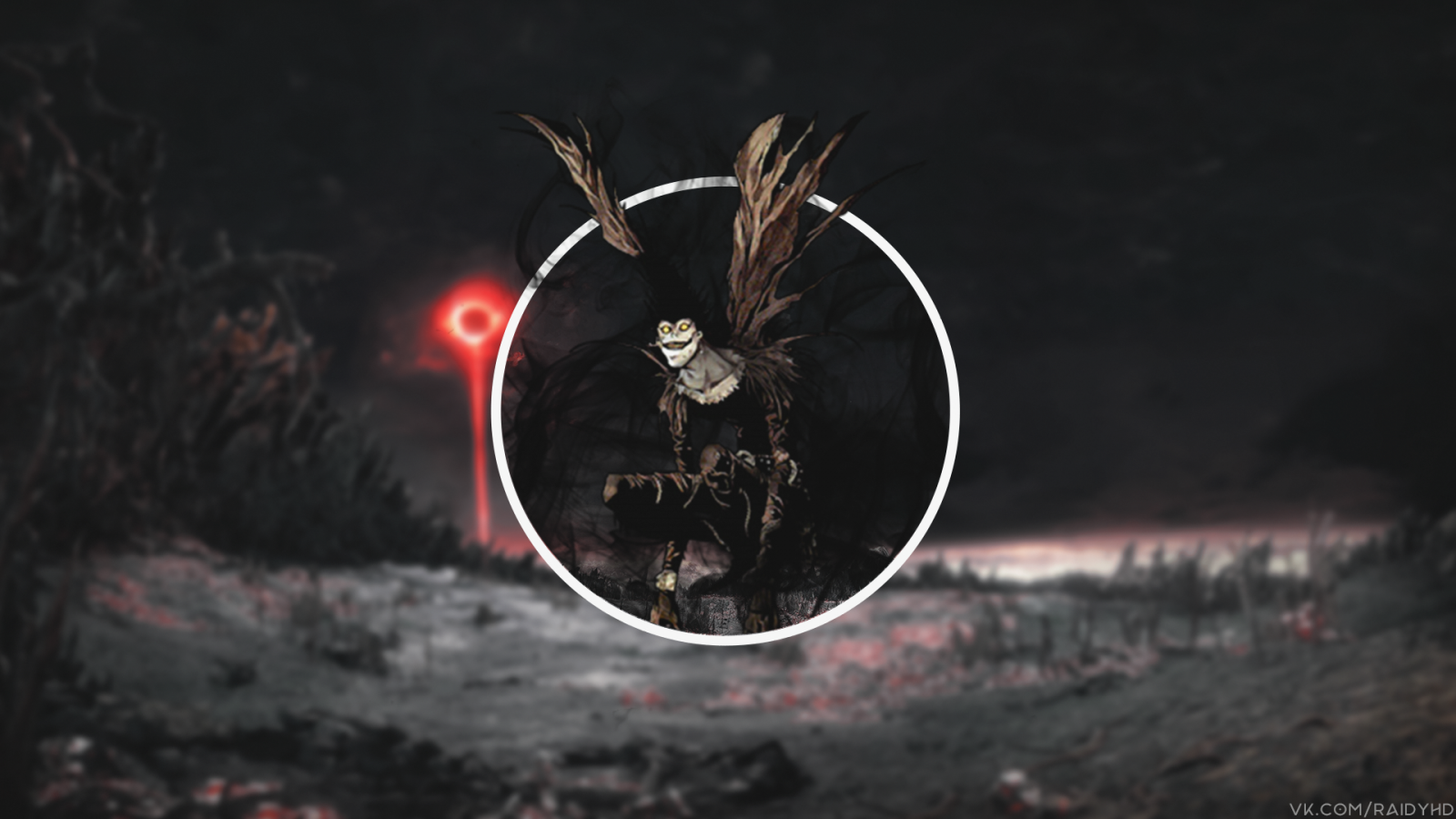 배경 화면 : 애니메이션, picture in picture, 데스 노트, 류크, Raidy hd 1920x1080 ...