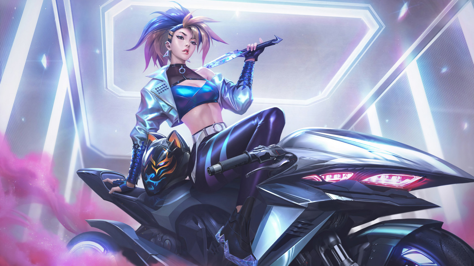 Hình nền : Akali League of Legends, liên minh Huyền Thoại 1920x1080 ...