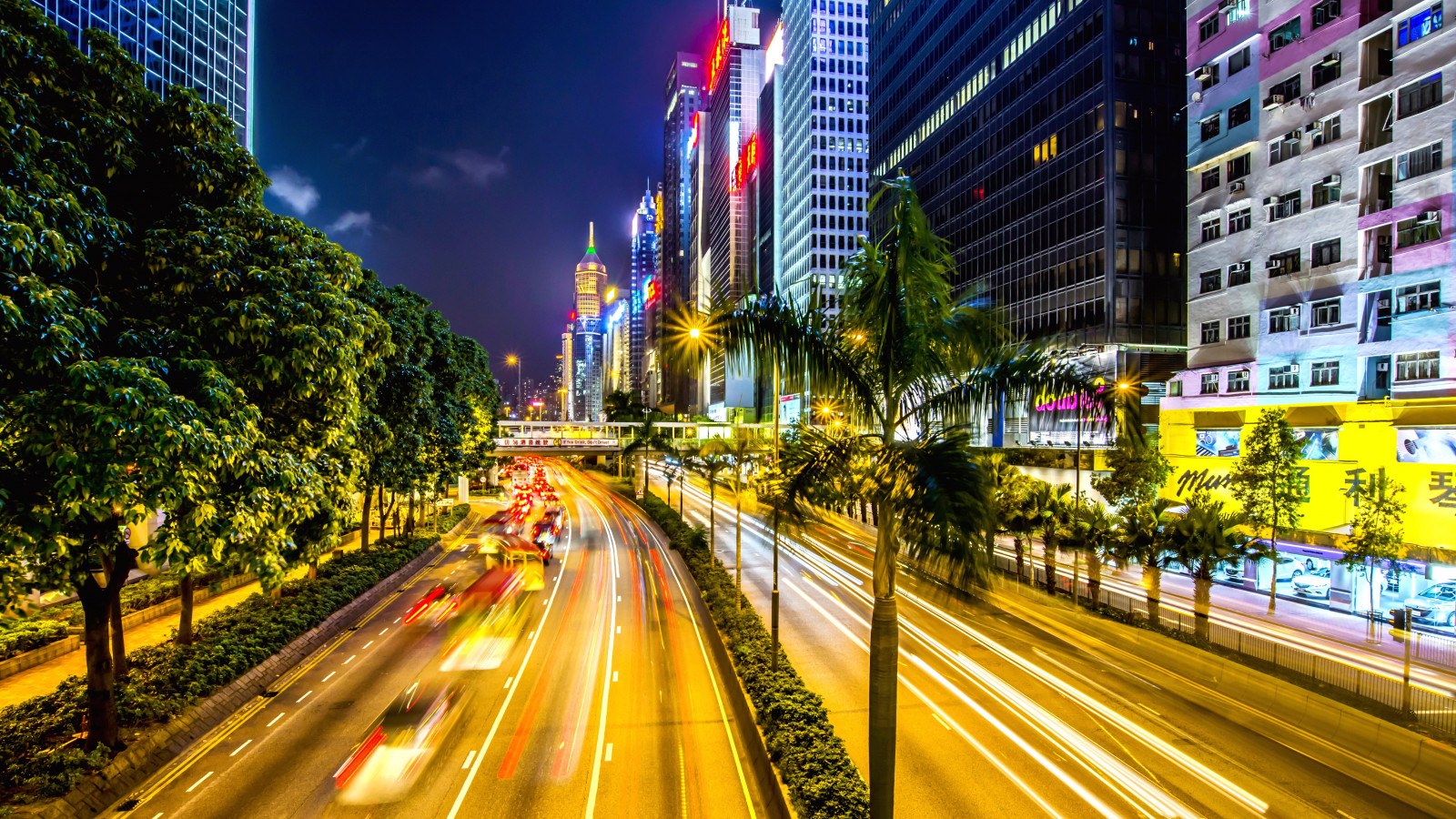 Wallpaper : China, city, longexposure, nightphotography, urban ...