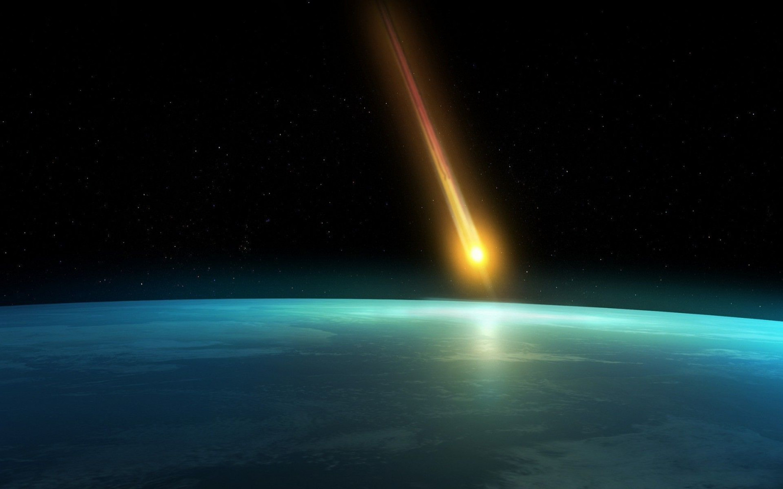 Blue Comet Wallpaper