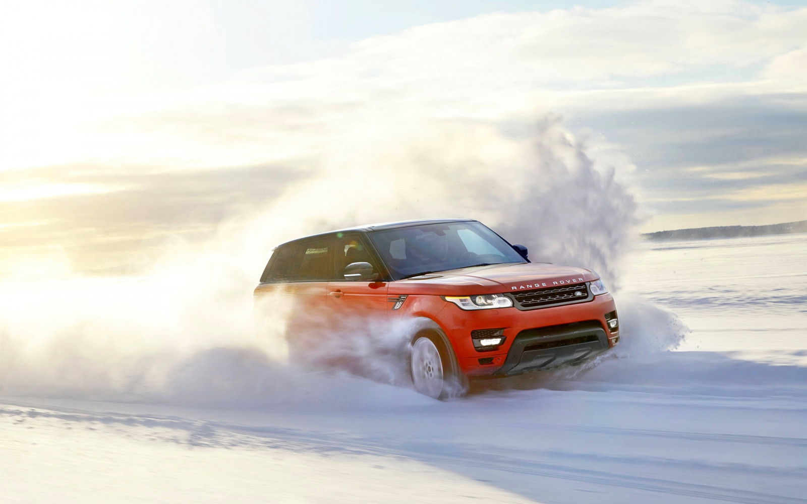 Bakgrundsbilder : bil, snö, fordon, röda bilar, Range Rover 2560x1600 ...