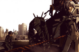 Wallpaper : Neon Genesis Evangelion, Ayanami Rei, Gantz, ART ...