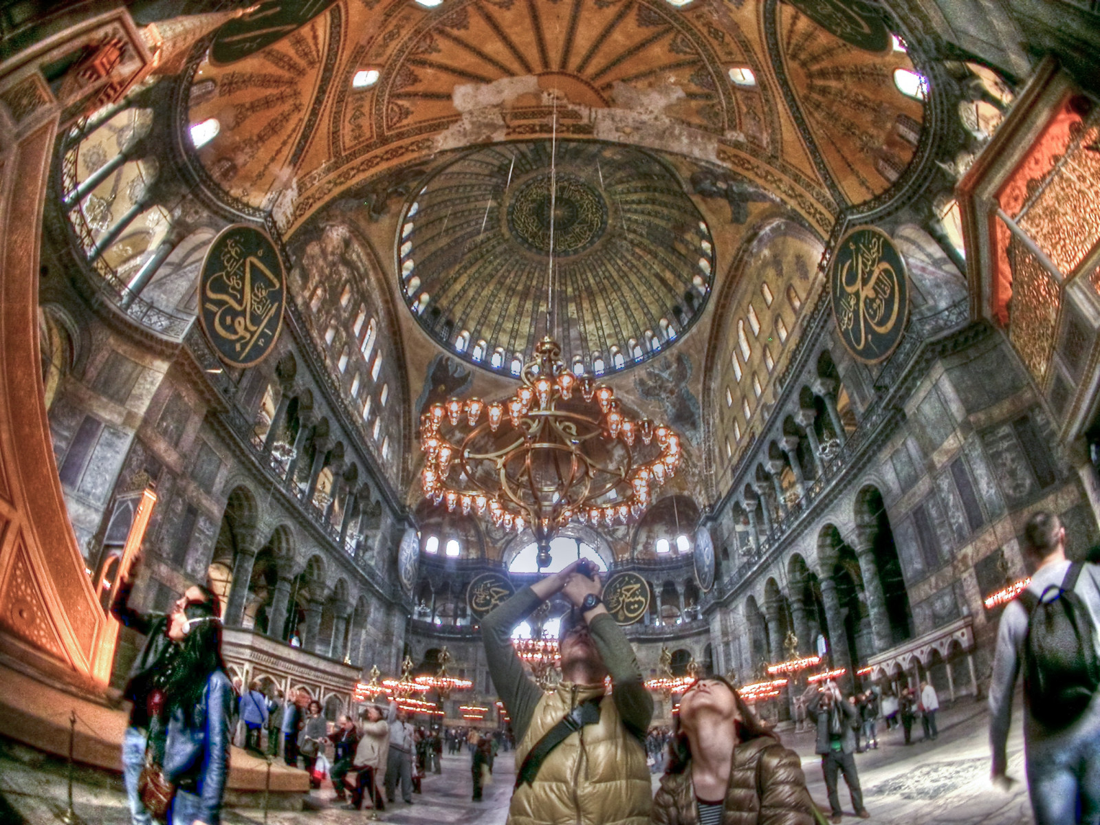 Wallpaper : church, Turkey, Istanbul, mosque, hagiasophia, fisheyelens ...