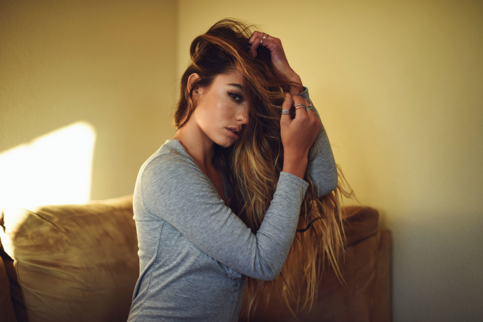 Hình Nền Sommer Ray đàn Bà Mô Hình Brunette Nhìn Vào Người Xem