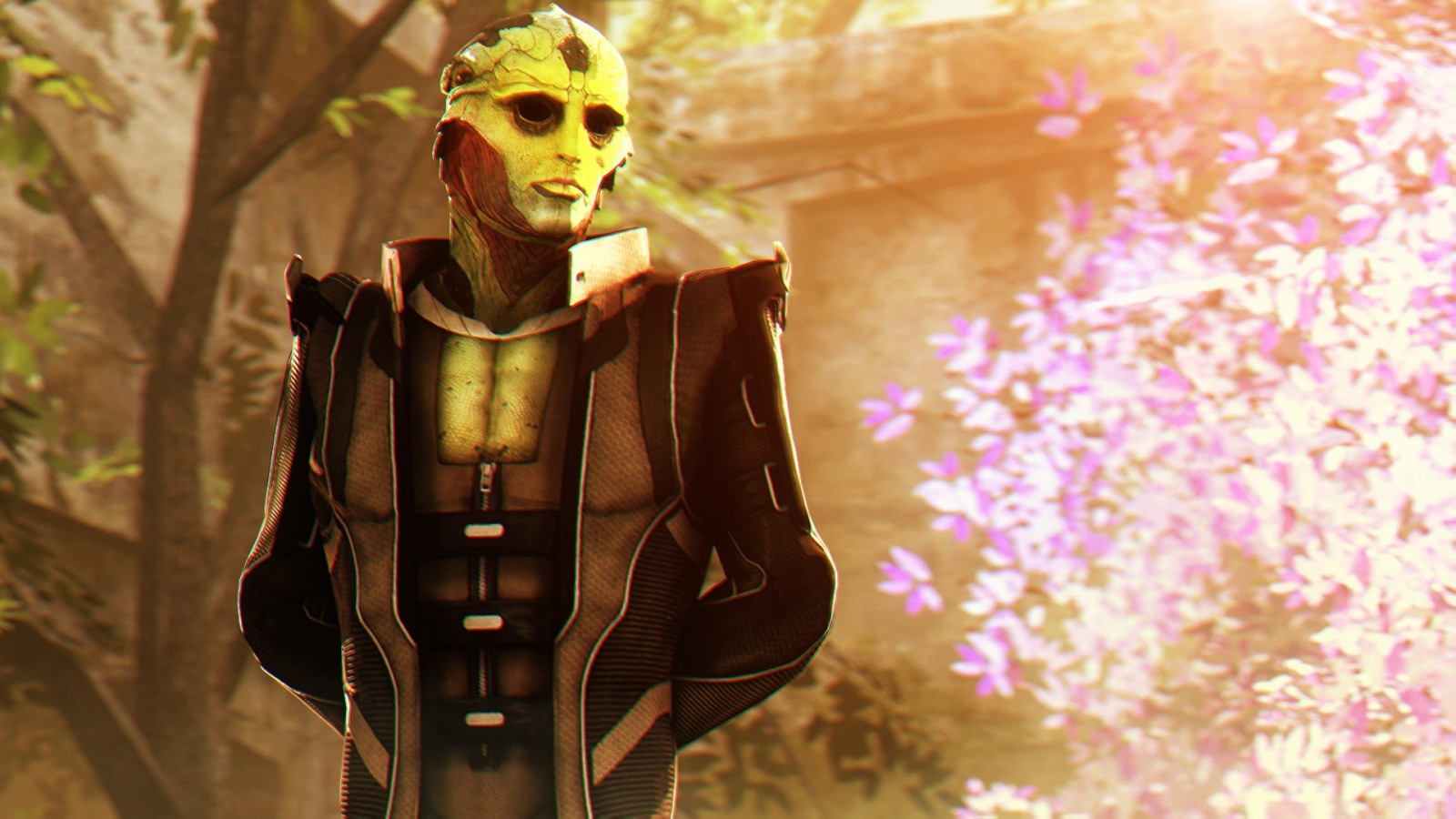 Wallpaper : video games, Mass Effect, anime, clothing, Thane Krios ...