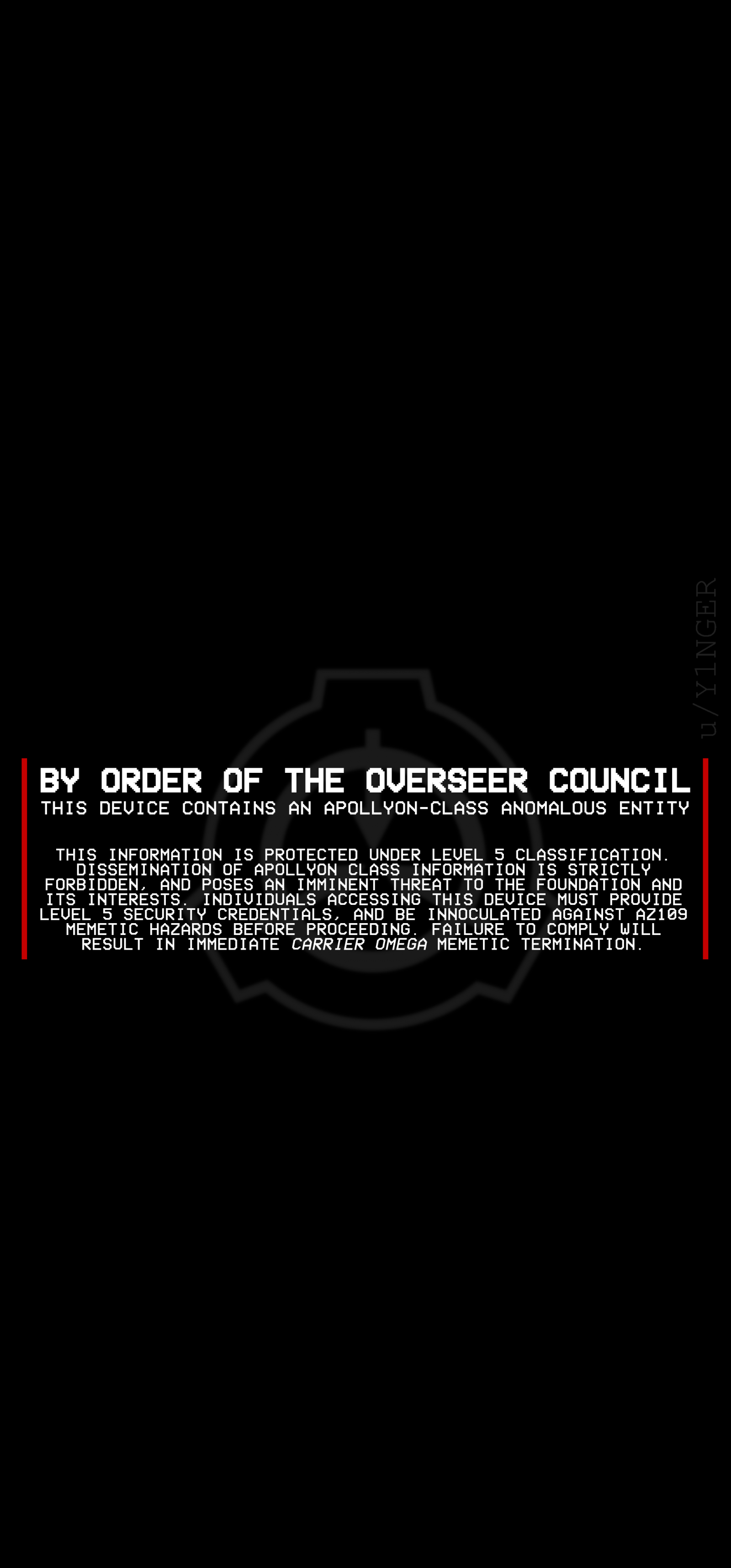 Wallpaper : SCP Foundation, Scp, phone, portrait display, simple ...