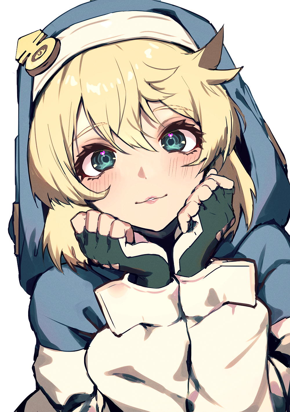 Wallpaper Bridget Guilty Gear Blonde Guilty Gear Blue Eyes Yoruhachi Anime Girls Heart