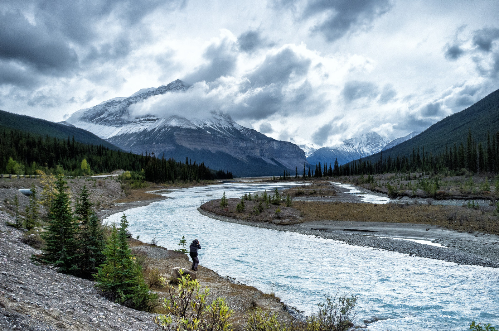 Wallpaper : Canada, Alberta, river, jasper, fuji, finepix, fujix100 ...