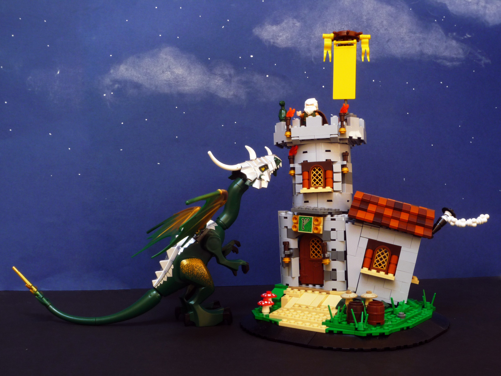 Wallpaper : house, castle, casa, dragon, LEGO, wizard, medieval ...