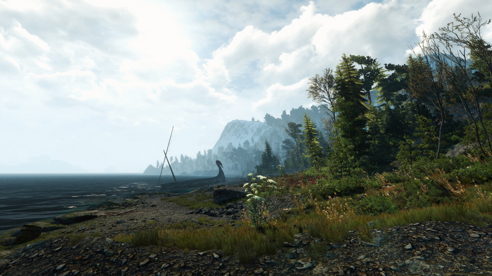 Wallpaper : The Witcher 3 Wild Hunt, screen shot, PC gaming, Skellige ...