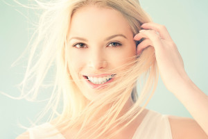 Wallpaper : women, blonde, brown eyes, smiling, Maygan Wellman ...