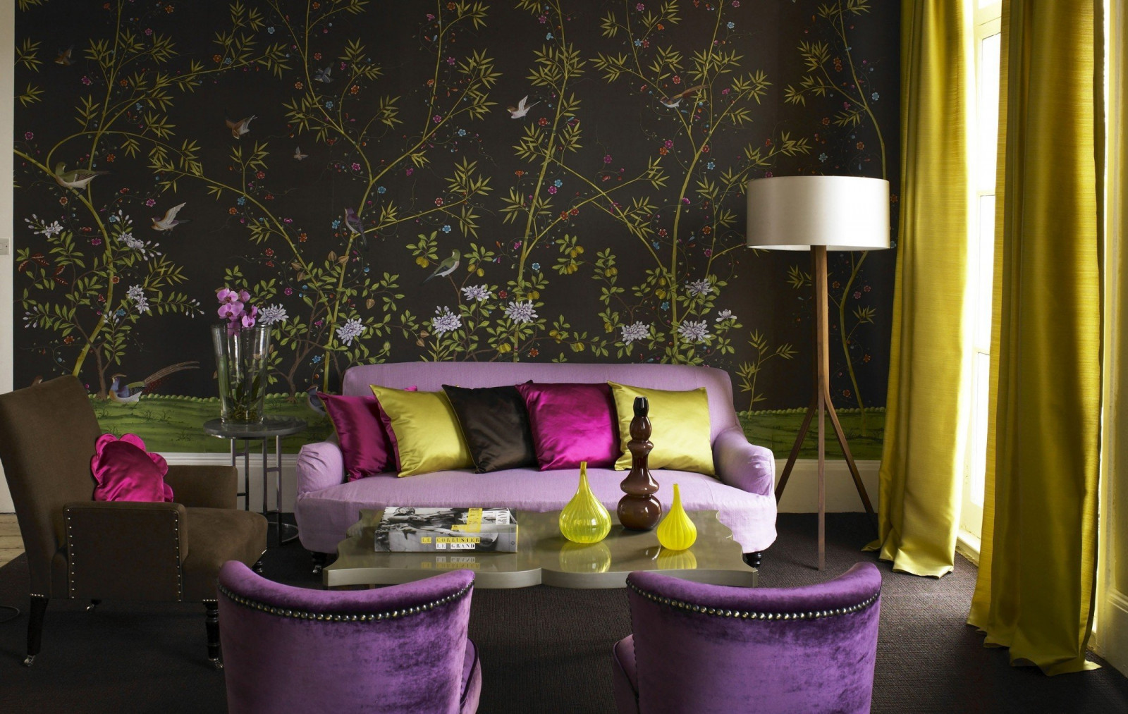 Sfondi : 2200x1393 px, divano, le tende, floreale, interior design ...